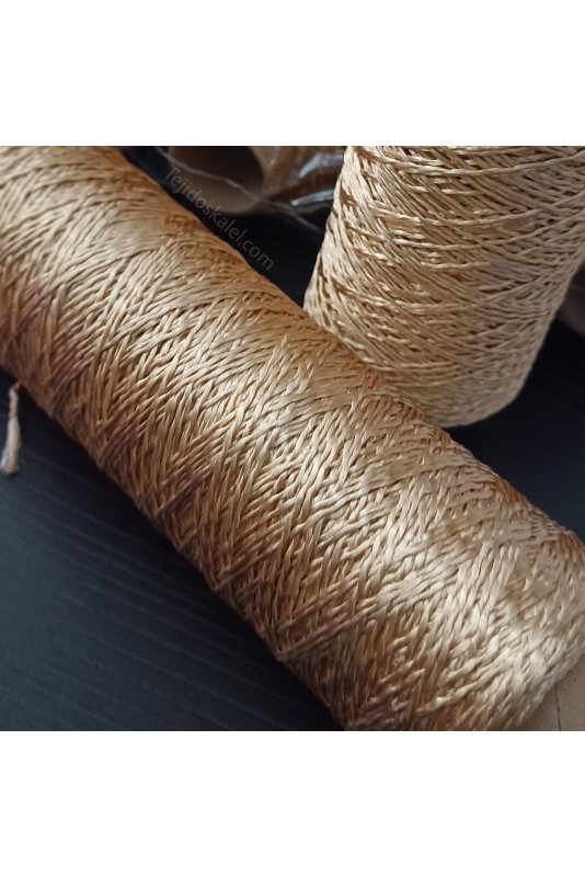 Hilo dorado para crochet Seda para tejer